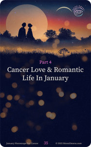 Cancer January Horoscope 2022 - Moon Omens